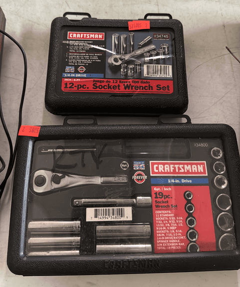 2 Craftsman tool kits - not complete - Metzger Property Services, LLC