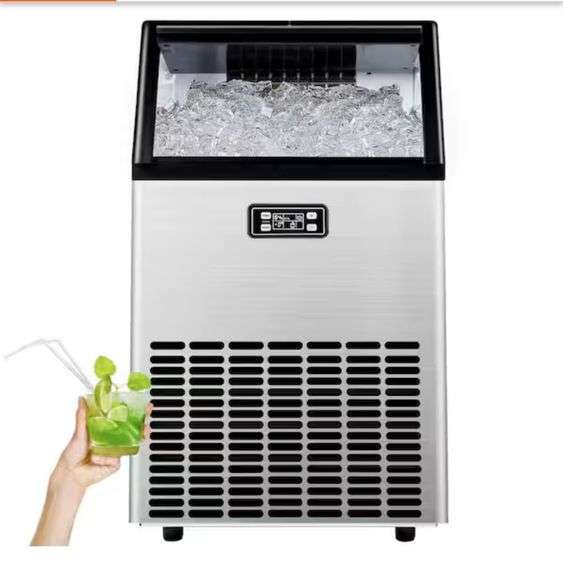 SIMZLIFE 100 lbs./24H Commercial Freestanding/Built-in Ice Maker with ...
