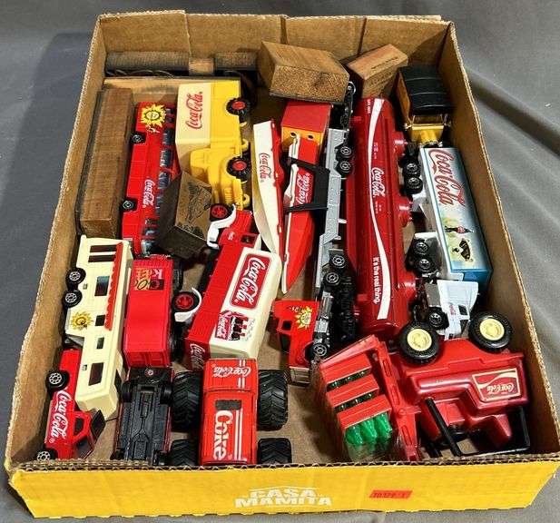 Coca-Cola Die Cast Toy Car Assortment, Coca-Cola Press Block Stamps ...