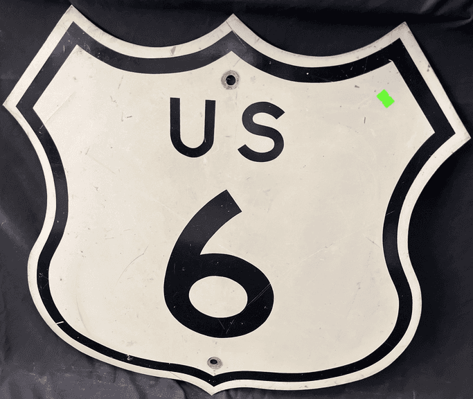 US 6 Aluminum Road Sign 24x24" - Metzger Property Services, LLC