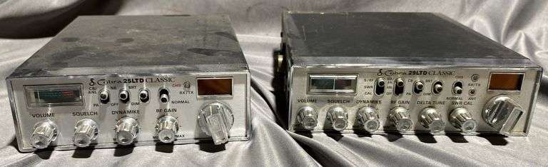 CB Radios 25 LTD & 29 LTD with one mic & 2 NDS mics Cobra M73 & M75 ...