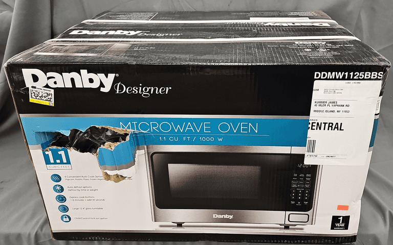 Danby Designer Microwave Oven Model: DDMW1125BBS - Metzger Property ...
