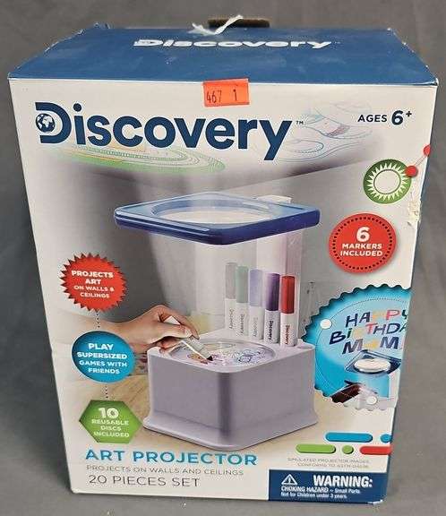 Discovery Art Projector (appears complete) - Metzger Property Services, LLC
