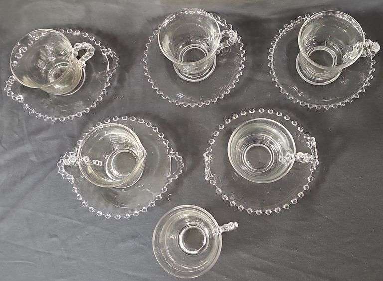 Candlewick beaded cups and saucers, Dawn dolls, clothes and accessories ...