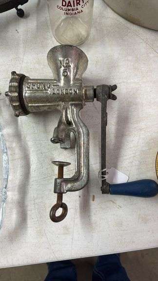 Spong Meat Grinder Made in England - Metzger Property Services, LLC