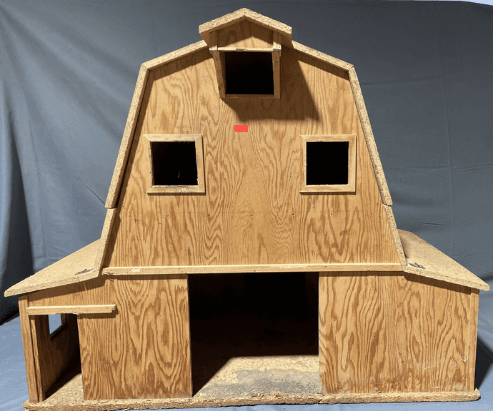 Handmade Composite Wood Barn Model 23"x24.5" - Metzger Property ...