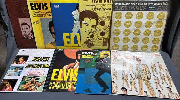 9 Elvis Vinyl Records - Metzger Property Services, LLC