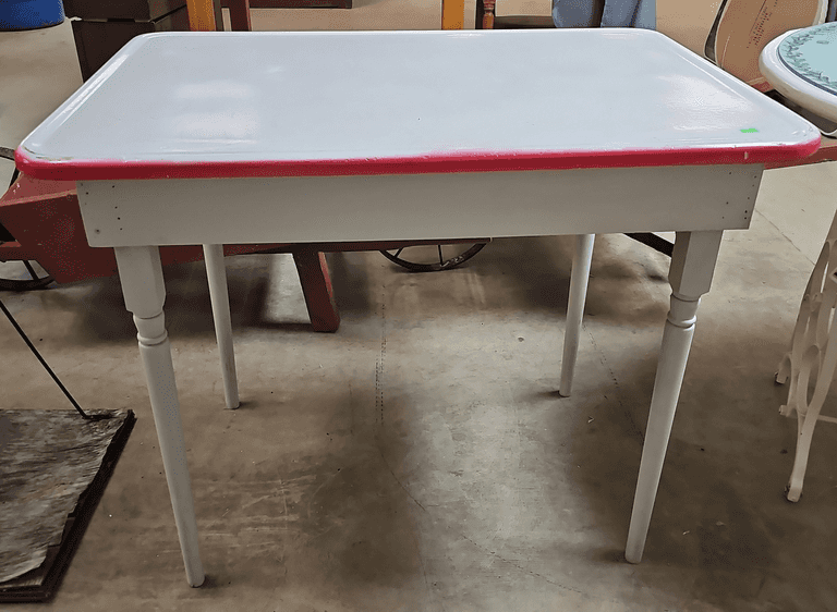 Enamel Top Table 36x25x30 - Metzger Property Services, LLC