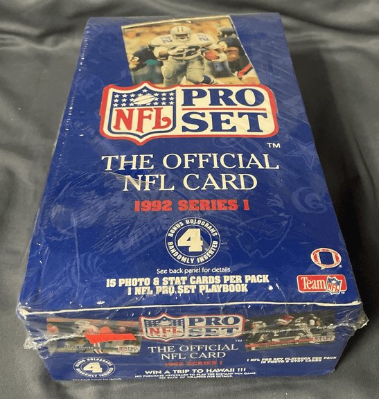 1992 NFL pro set series I photo & stat cards packs (factory sealed ...