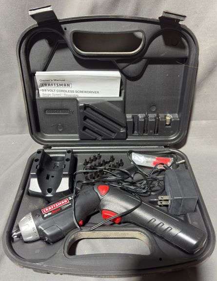 Craftsman Cordless Screwdriver 3.6 Volt Model 973.111370 - Metzger ...
