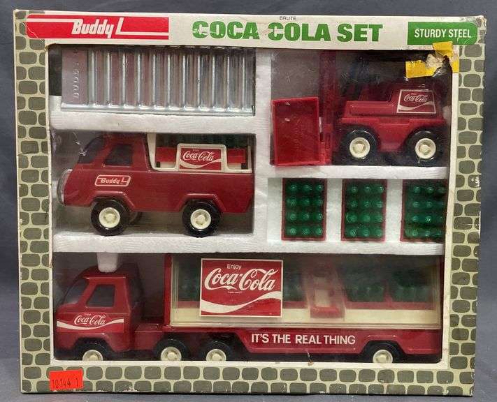 Enjoy Coca-Cola Buddy L toy model car set - Metzger Property Services, LLC