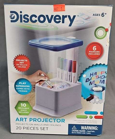 Discovery Art Projector (appears complete) - Metzger Property Services, LLC