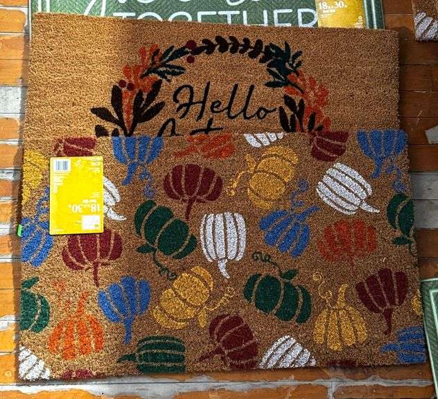 (3) Home Accents Holiday Fall Door Mats 18”x30” - Metzger Property ...