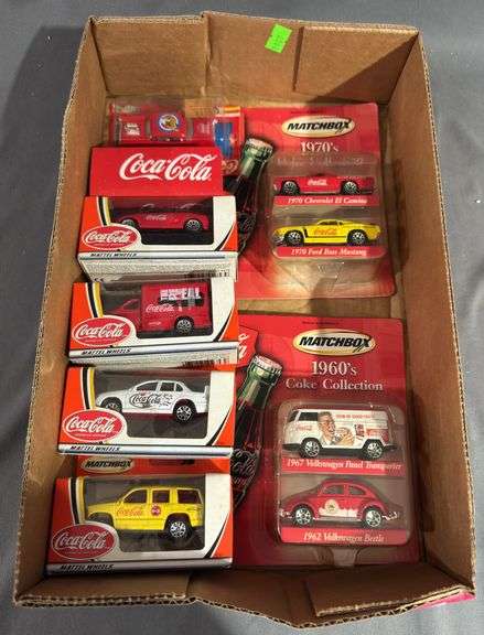 (4) Matchbox Coca-Cola Mattel Wheels, Matchbox 1960’s Coke Collection ...