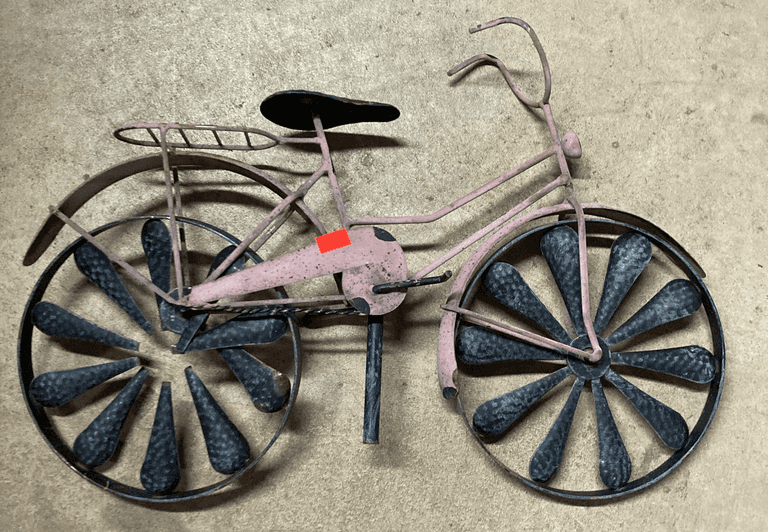 Bicycle Metal Art 18”W - Metzger Property Services, LLC
