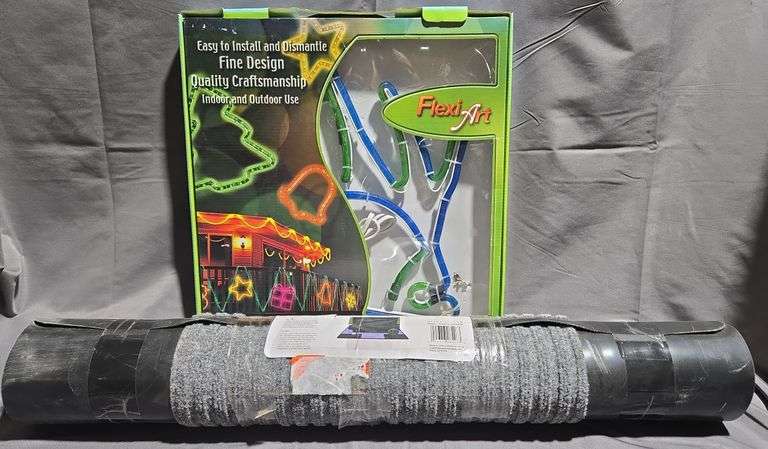 Flexi Art LED Lights Indoor/Outdoor, NexGrill Grill Mat 44x30 ...