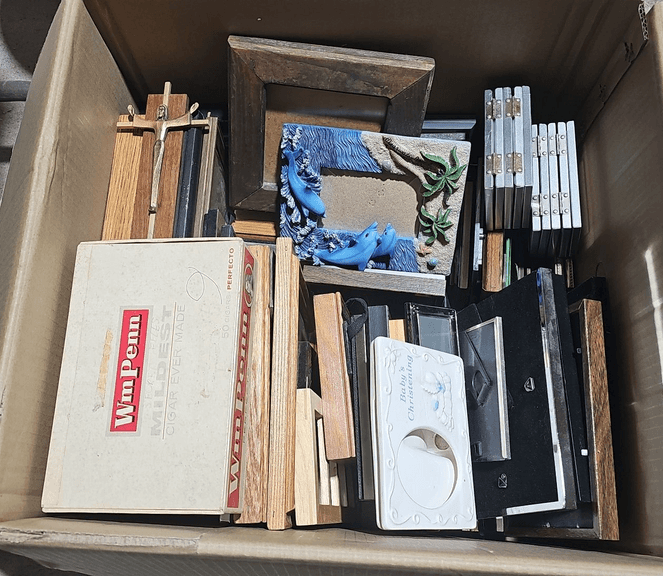 Picture Frame Assortment & Cigar Box - Metzger Property Services, LLC