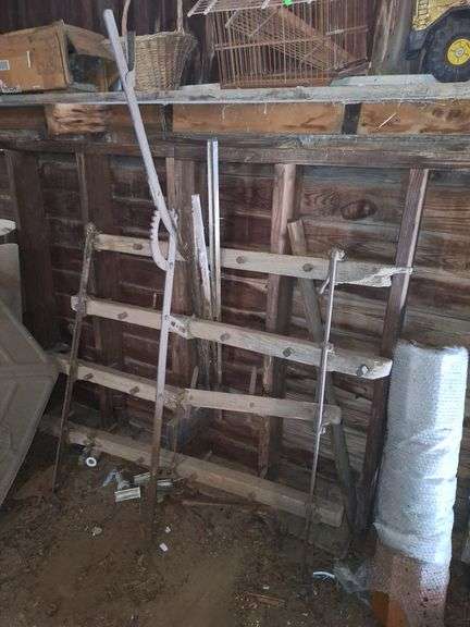 Wood Drag Harrow - Broken 55" - Metzger Property Services, LLC