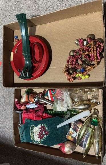 Christmas Decoration Assortment Inc. Bells, Candles, Towel & Ornaments ...