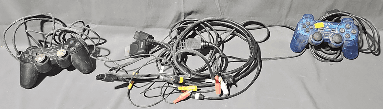 Play Station 2 Gaming Console w/ 2 Controllers (untested) & General ...