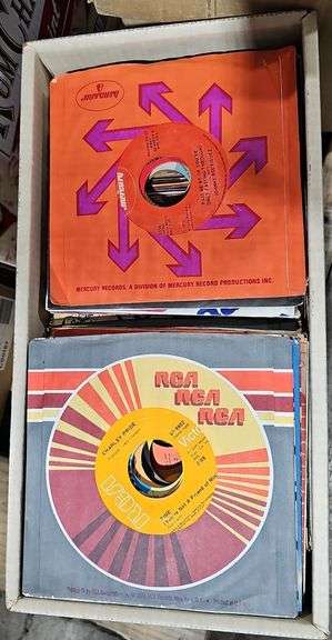 50+ 45 RPM Classic Country Vinyl Records Including Connie Smith, Dickey ...