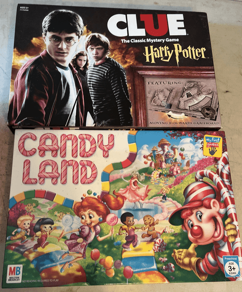 Harry Potter Clue, Candy Land & Puzzles - Metzger Property Services, LLC