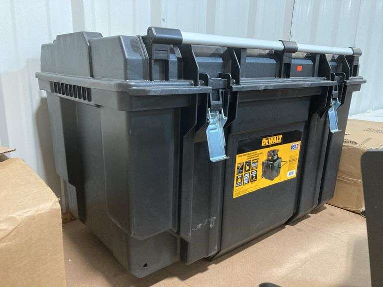 Dewalt Tough Chest 38 in. W 63 Gal. Polypropylene Rolling Tool Box ...