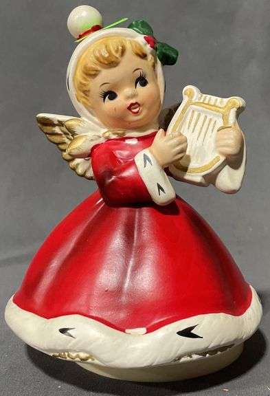 Napco Ware Christmas Angel Music Box (works) - Metzger Property ...