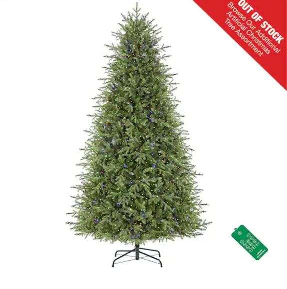 Home Decorators Collection 9 ft. Pre-Lit LED Grand Duchess Twinkling ...