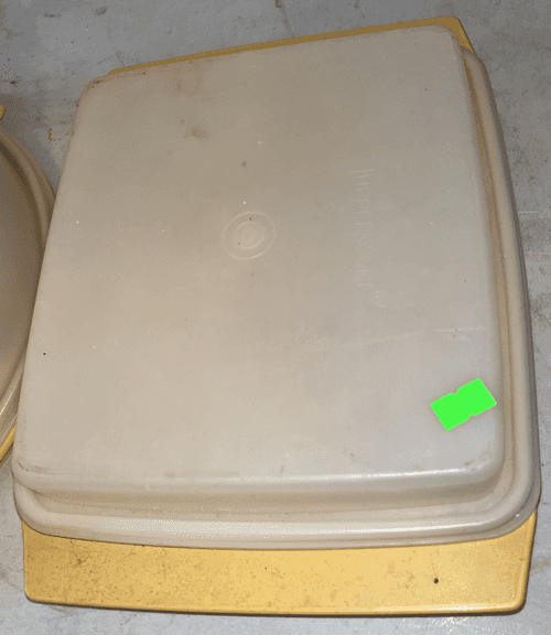 Tupperware containers, gallon jug & bucket for beer making - Metzger ...