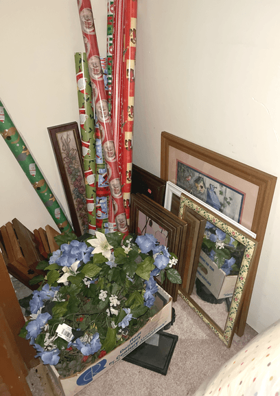 Picture Frame Assortment, Framed Mirrors, Wrapping Paper, Greenery ...