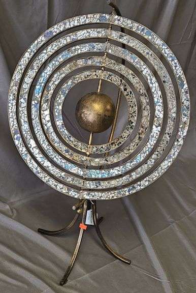 Globe with sphere decor 28” - Metzger Property Services, LLC