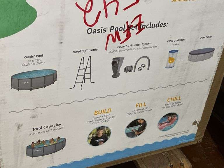 Funsicle oasis pool 14ft - new in sealed box - Metzger Property ...