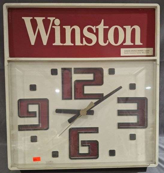 Winston Plastic Wall Clock 16" x 17.5" - Metzger Property Services, LLC