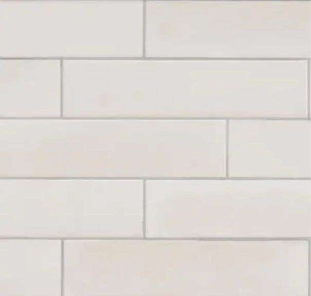 240 sq ft. Daltile LuxeCraft Arteko Antique White 3 in. x 12 in. Glazed ...