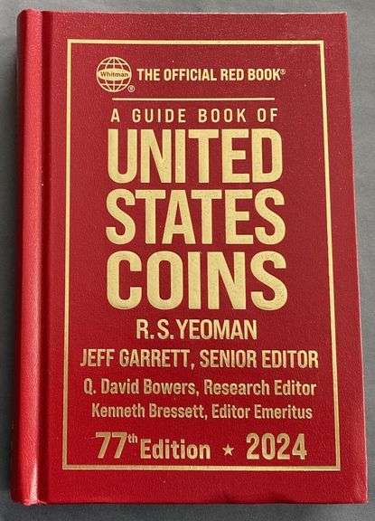 Coin supplies- 2x2 Red box, coin sheets, United States Coin Guide book ...