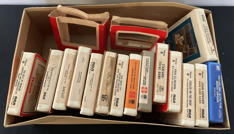 8 Track tape assortment - Metzger Property Services, LLC