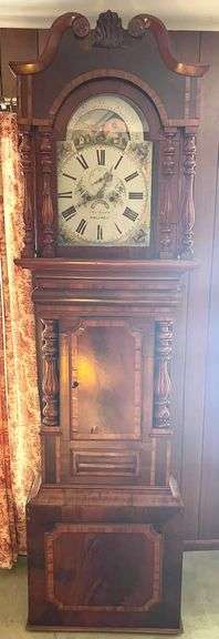 JW Jones Grandfather Clock - PICK UP AT ALTERNATE LOCATION IN HUNTINGTON, IN - Metzger Property ...