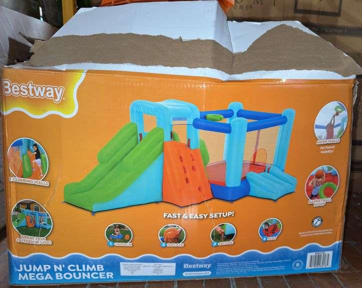 Bestway jump n' climb mega bouncer - opened box - Metzger Property ...