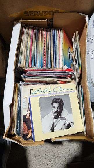 50+ 45 RPM Classic Pop/Rock Vinyl Records Including Billy Ocean ...