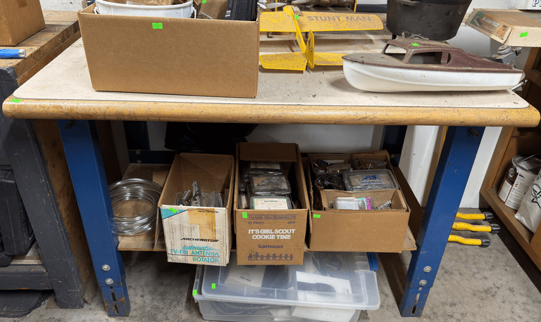Work bench - contents not included 48x30x34 - Metzger Property Services ...