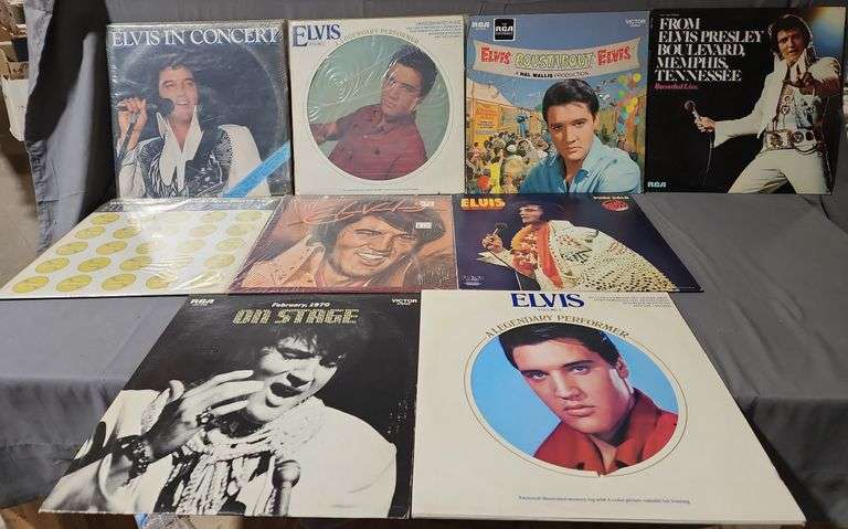 9 Elvis Vinyl Records - Metzger Property Services, LLC
