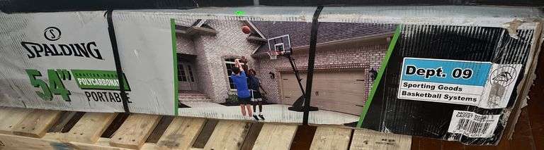 Spaulding baseball system w/ polycarbonate backboard 54in - new in ...