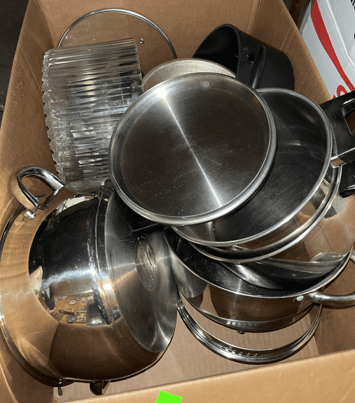 Pots and pans assortment - Metzger Property Services, LLC