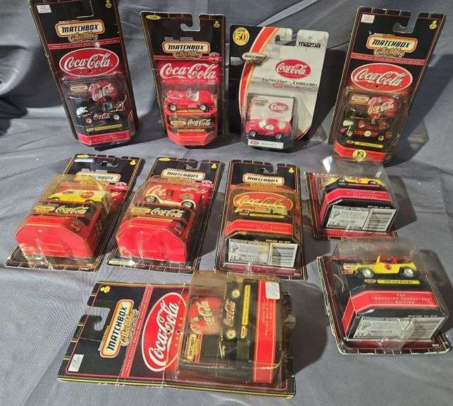 Coca-Cola Brand Matchbox Collectables Die Cast Toy Car Assortment Inc ...