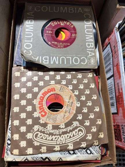 50+ 45 RPM Vinyl Records - Ray Price, Bobby Russell, Jim Croce, Jerry ...