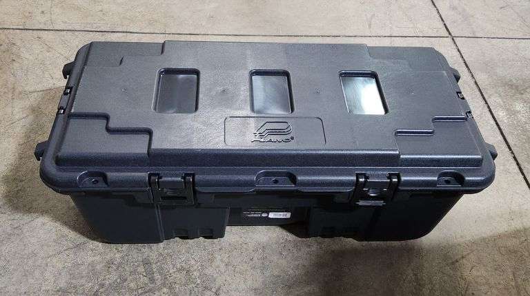 Plano 27-Gal. Hinged Storage Box in Black - Metzger Property Services, LLC