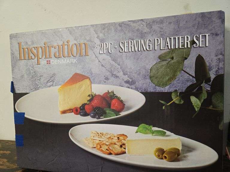 2 Pc. Inspiration serving platter set - Metzger Property Services, LLC