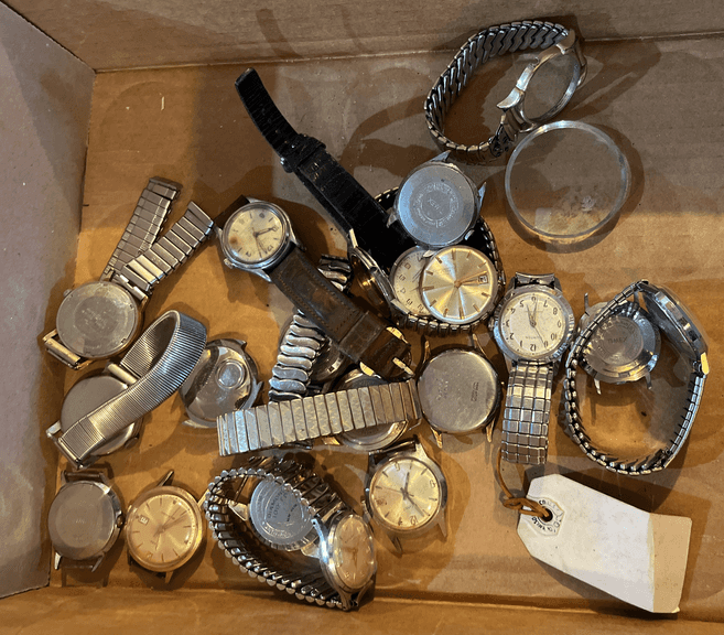 Wrist watches for part inc. Timex, Windsor, Clinton - Metzger Property ...