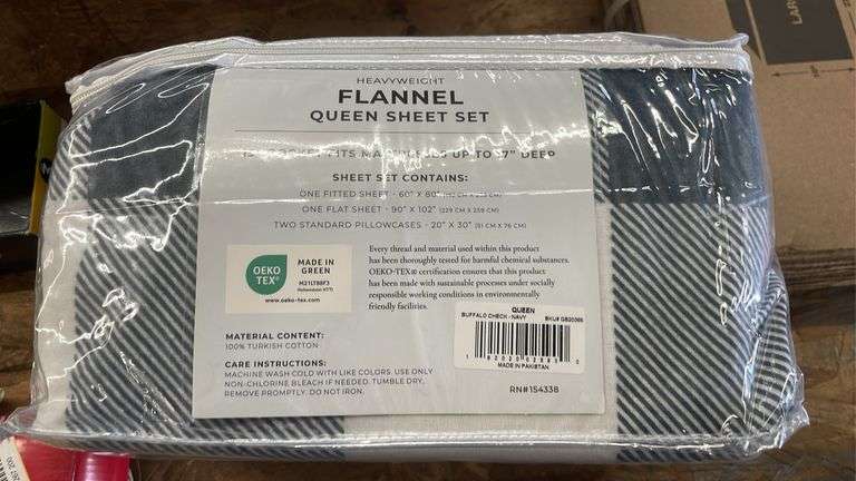 Heavy weight flannel 4Pc queen Sheet set - Metzger Property Services, LLC
